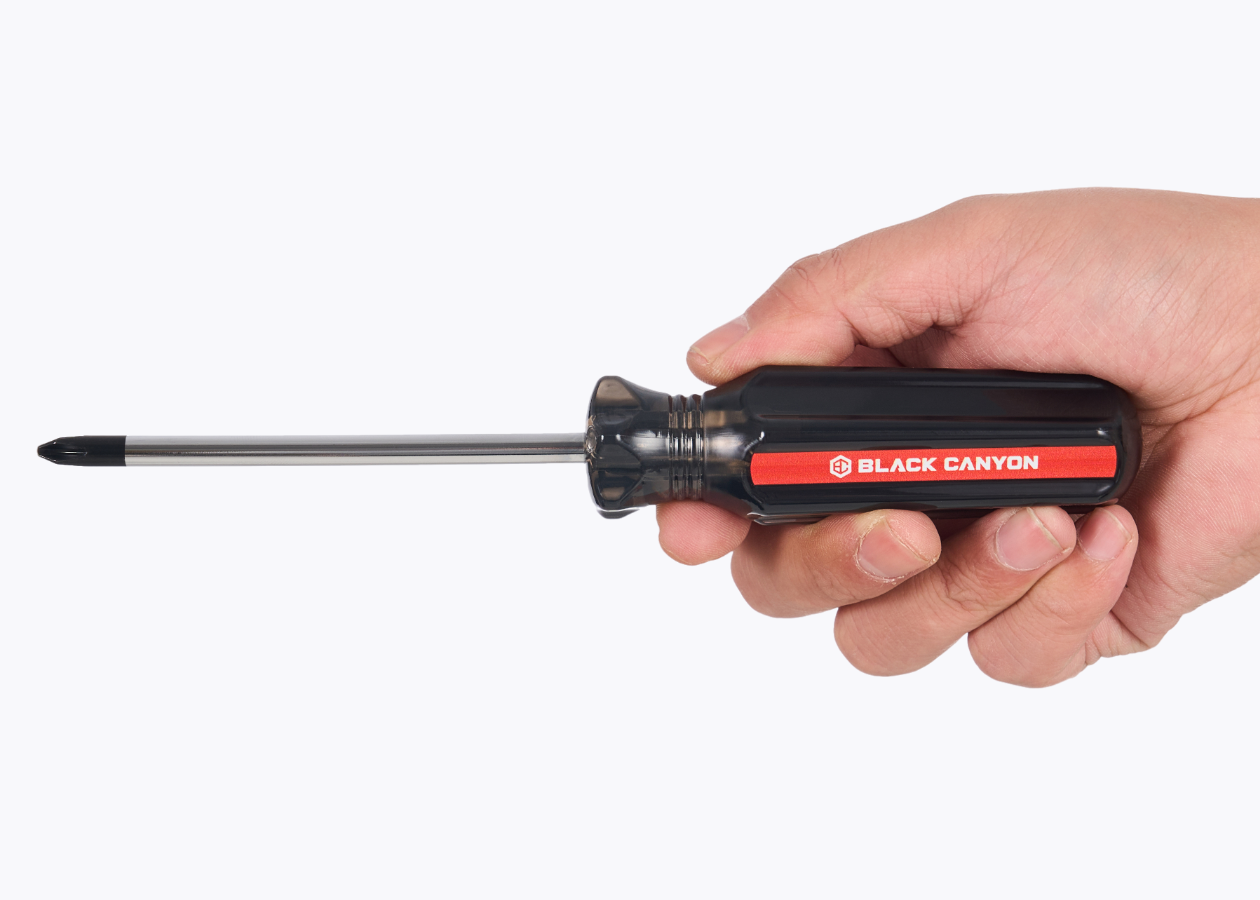 Phillips Screwdriver, Magnetic Screwdriver, #4 Tip Size, Black Canyon